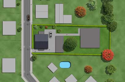 GRUNDRISSProfi • Lageplan Design